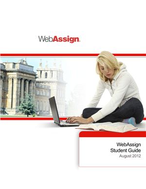 WebAssign Student Guide