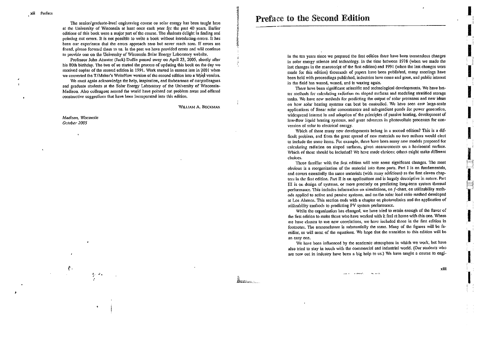 Duffie J.A., Beckman W.A. Solar Engineering of Thermal Processes